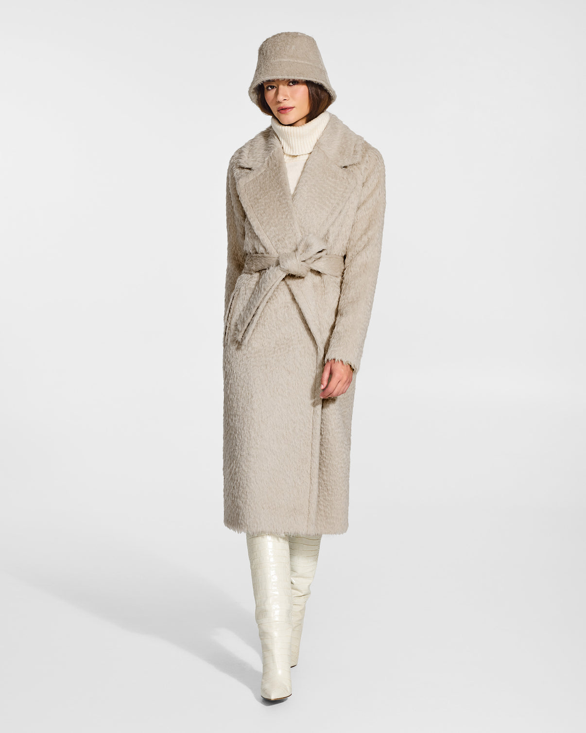 Texture Suri Alpaca Oat Bucket Hat | SENTALER